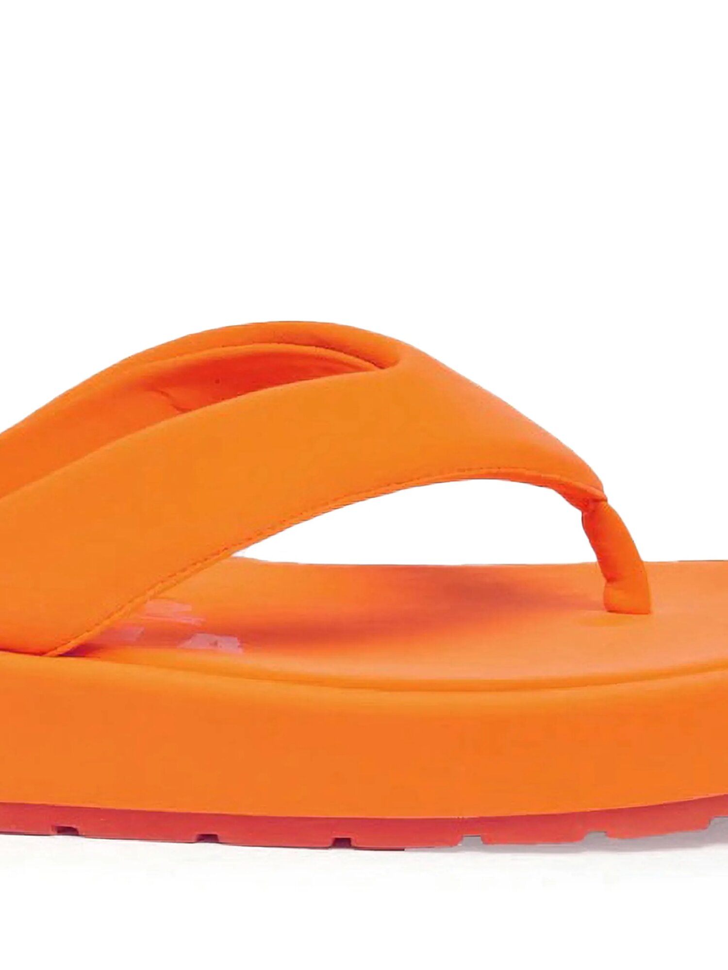 Шлёпанцы BETTINA VERMILLON Platform flip-flops, размер 36, зеленый/оранжевый — фото 1