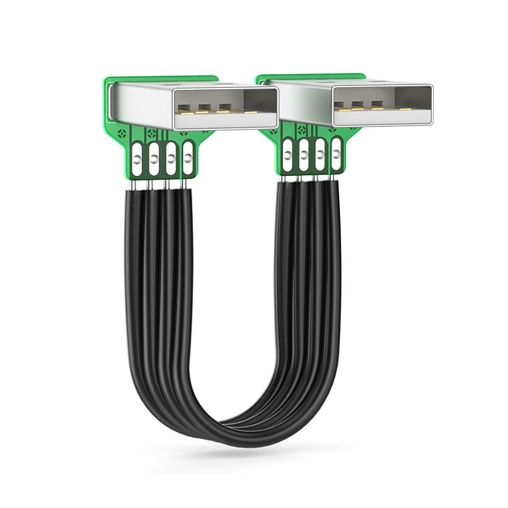 USB 2.0 удлинительный кабель, 5cm - двойной изгиб вниз