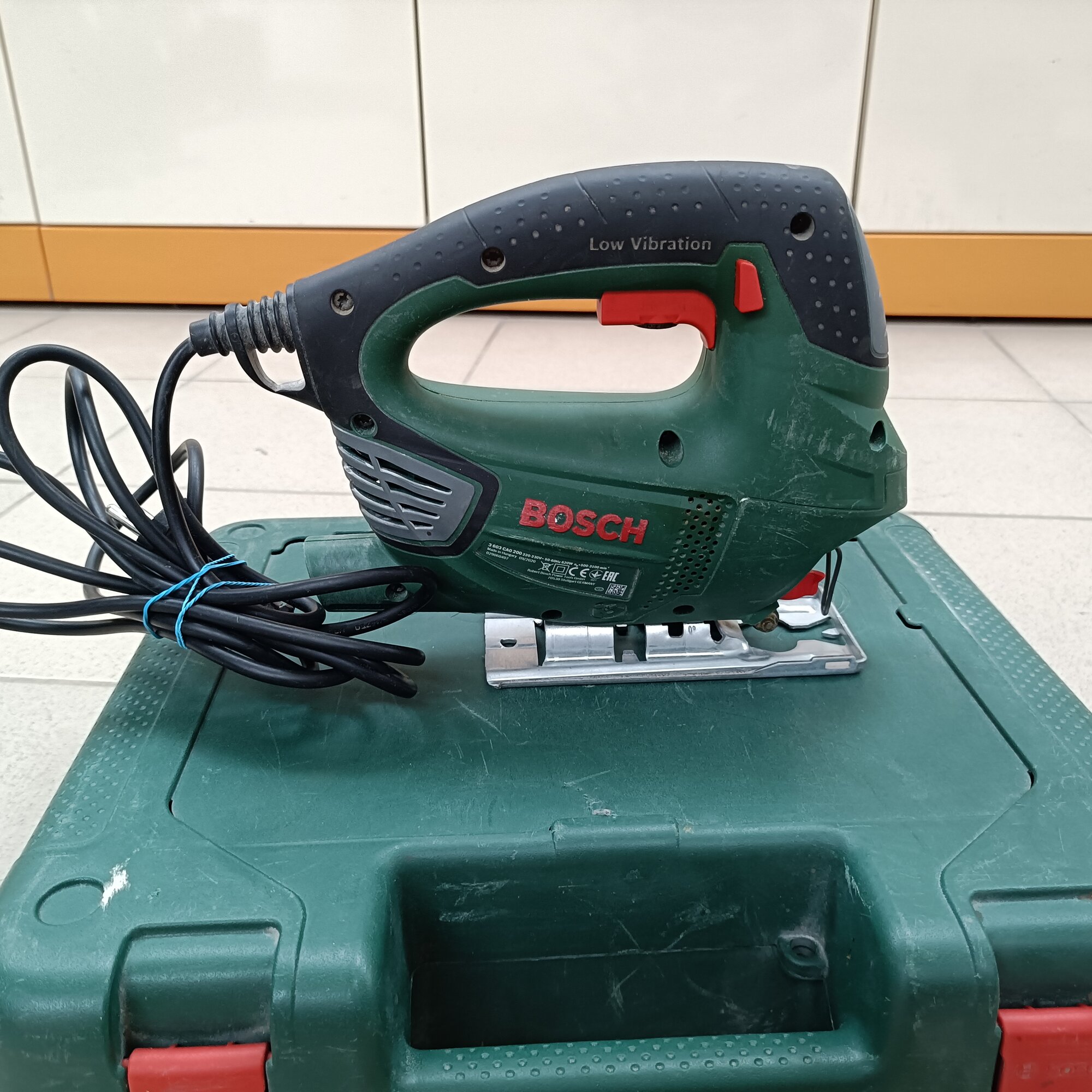 Лобзик Bosch PST 900 PEL 620Вт 3100ходов/мин от электросетиб/у уценка
