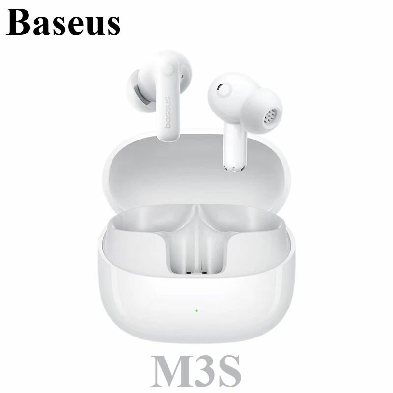 Baseus M3s Наушники Беспроводные Bluetooth 6.0 TWS с адаптивным шумоподавлением Наушники-вкладыши Hifi LDAC