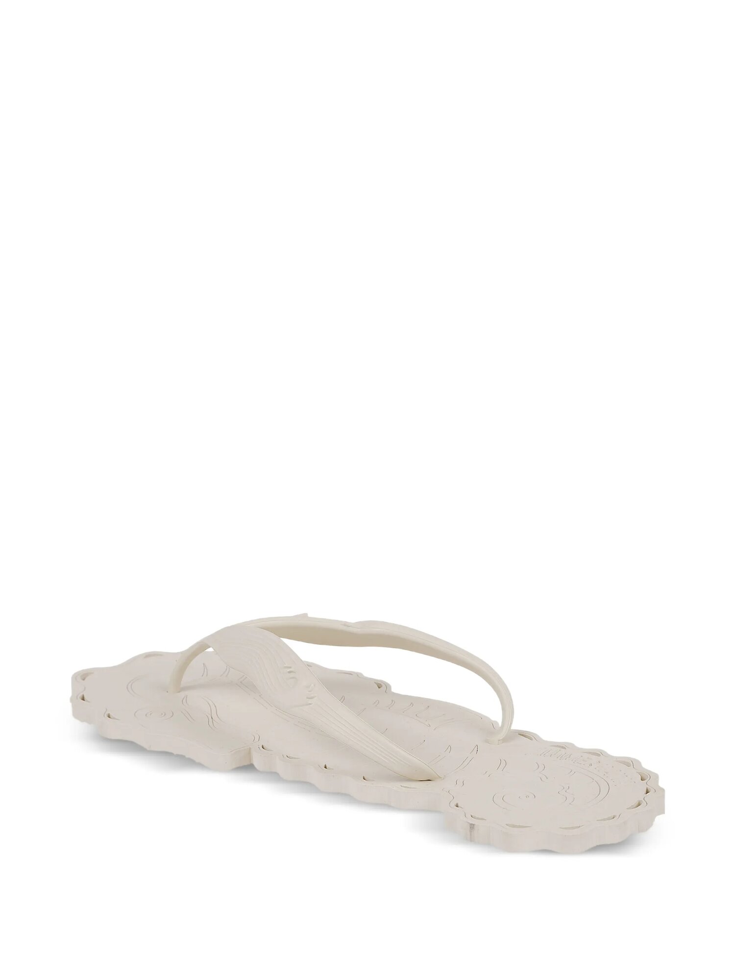 Шлёпанцы ZIMMERMANN Scalloped-edge flip-flops, размер 38, разноцветный — фото 1