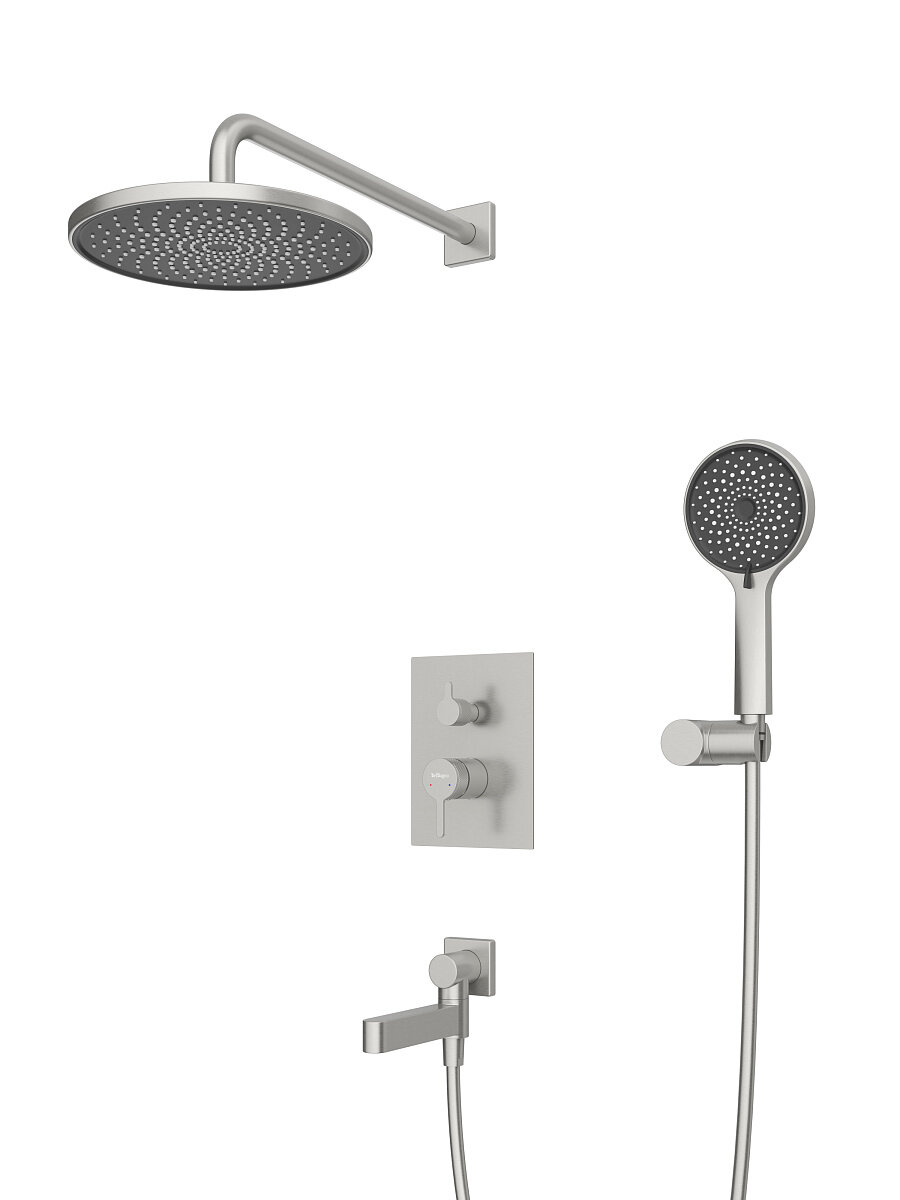 Душевая система BelBagno DELTA DEL2.0-VDSET-IN сатин