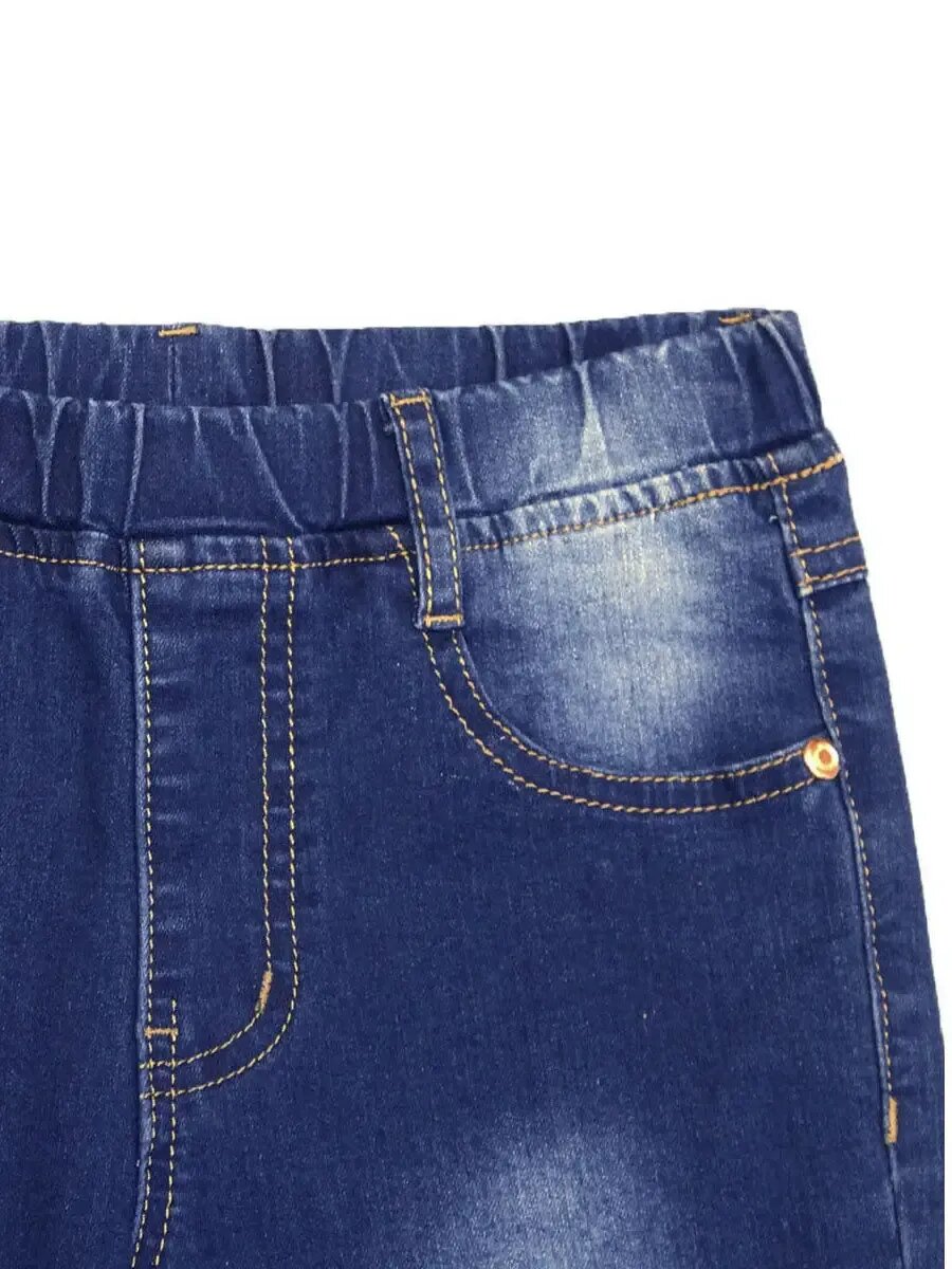Джинсы Yuke jeans Базовая коллекция, размер 17/110, синий — фото 1