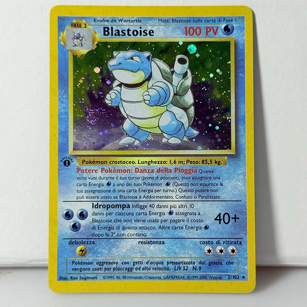 Keeppley PKM Базовые карты Английская версия с фольгами Blastoise 2