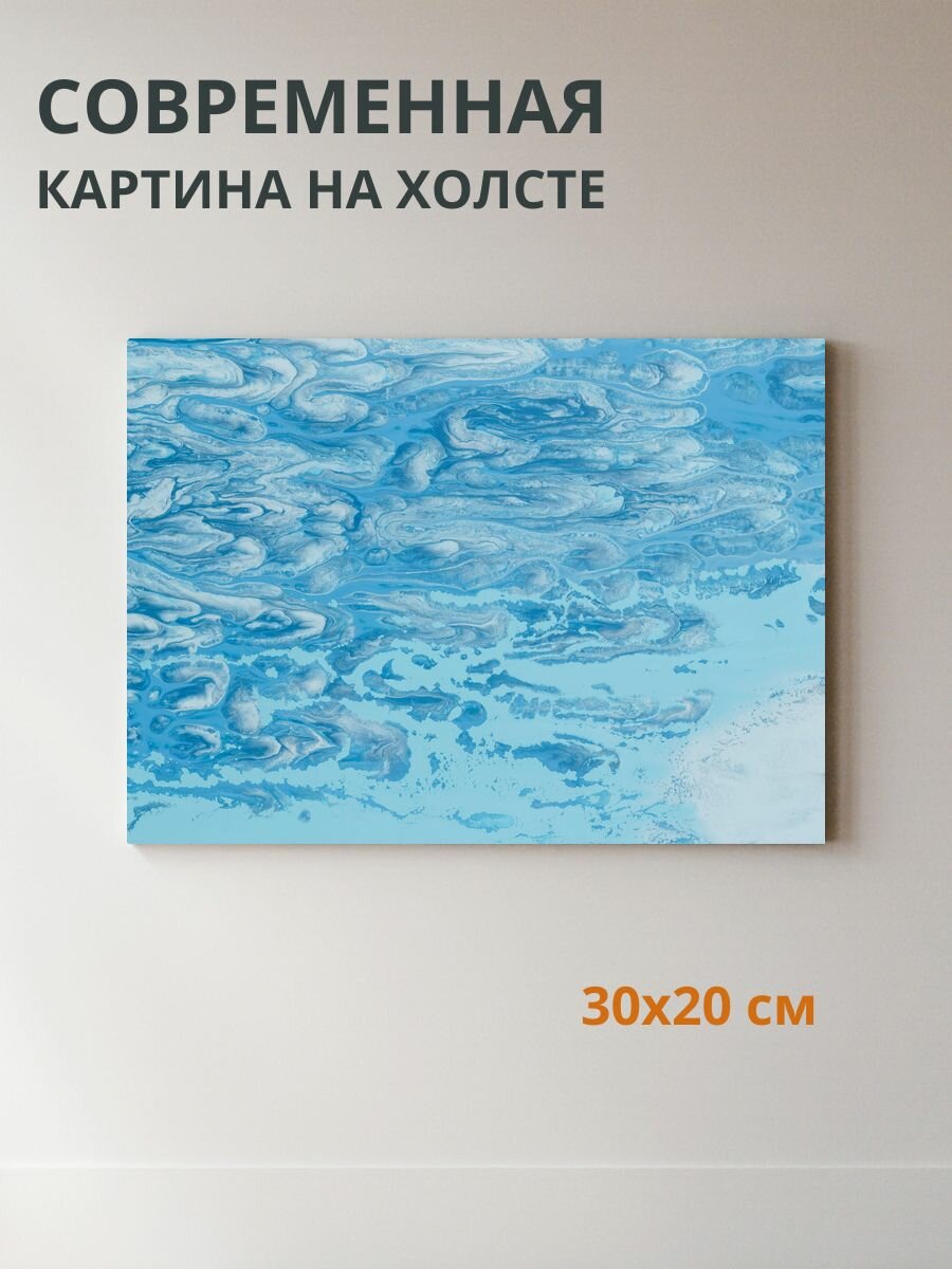 Картина на холсте Абстрактная текстура 30x20 см