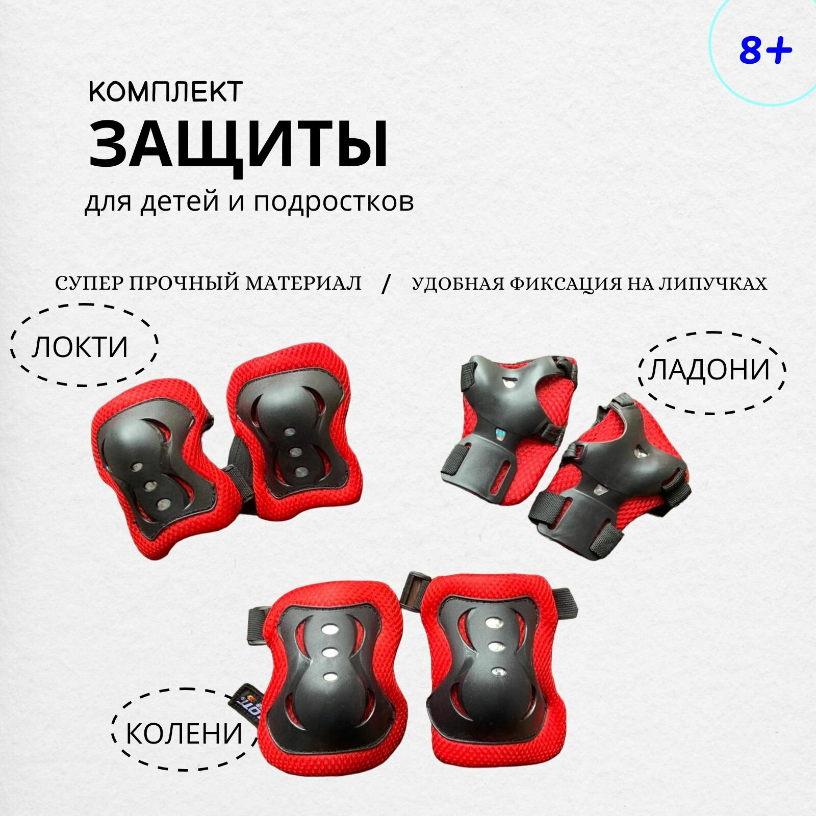 Комплект защиты для роликов детская