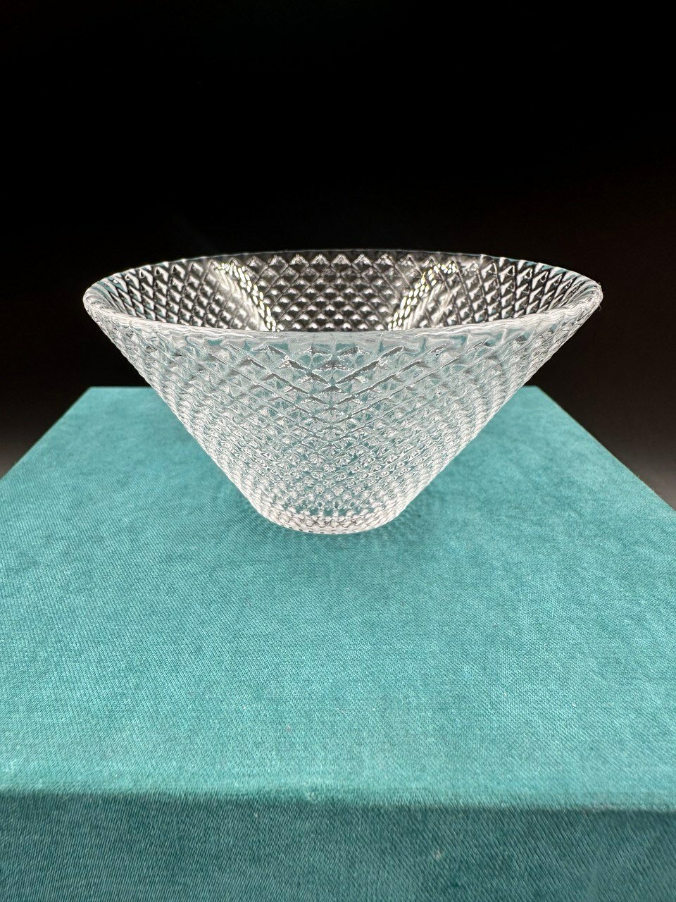 Чашка для чая (пиала для чая) "Ледяная", стекло, 75мл. Для чайной церемонии