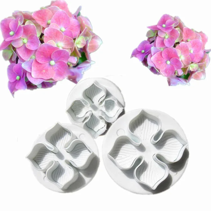 Набор плунжеров кондитерских 4,5/3,5/3 см "Клевер", 3 шт