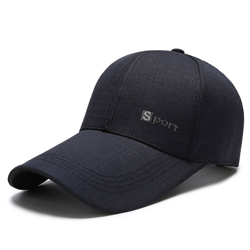 DIY бейсболка пожилым мужчинам тепло шерсть хлопок простой дизайн / A-149