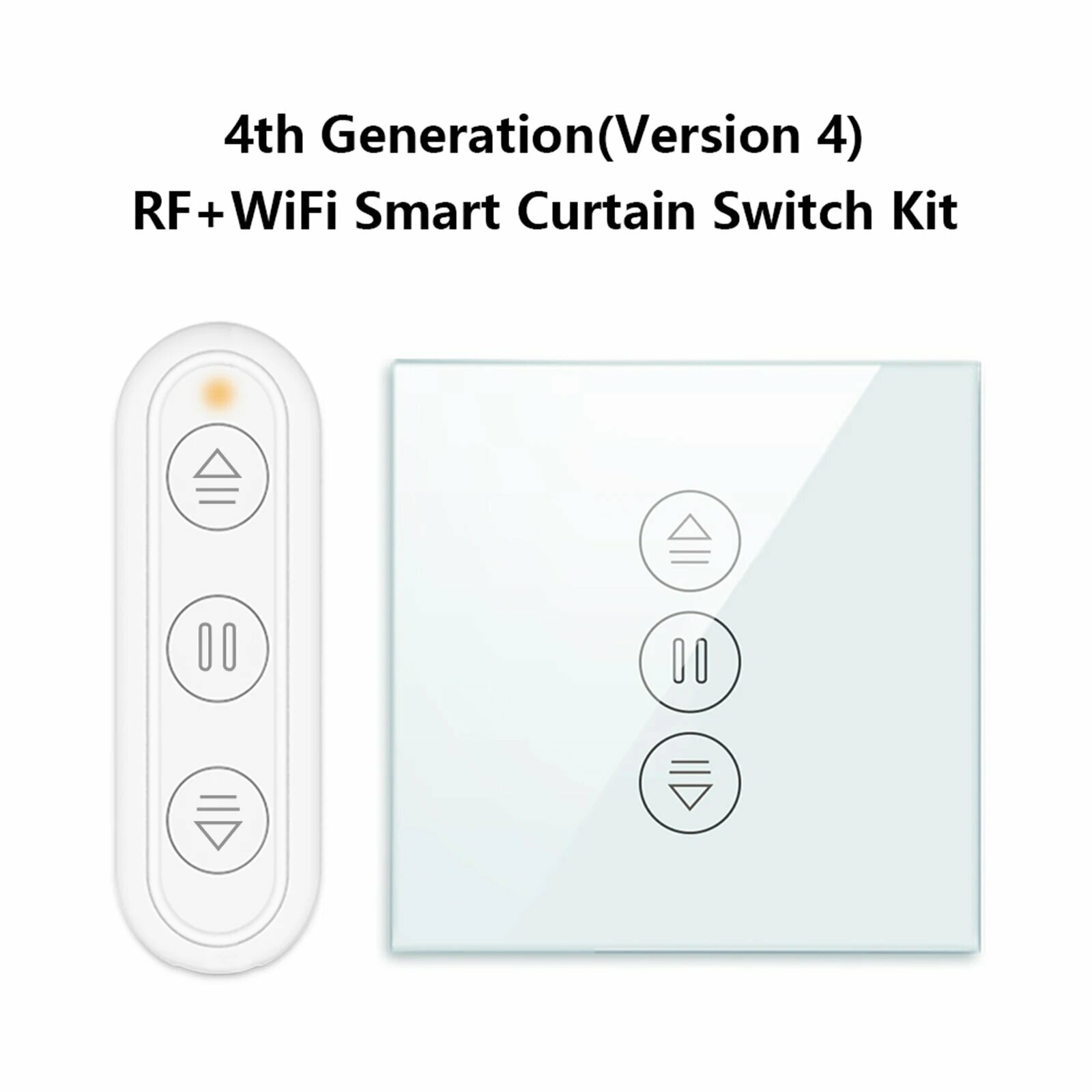 RF+WiFi Smart Curtain Switch Kit 4th Generation (Version 4)