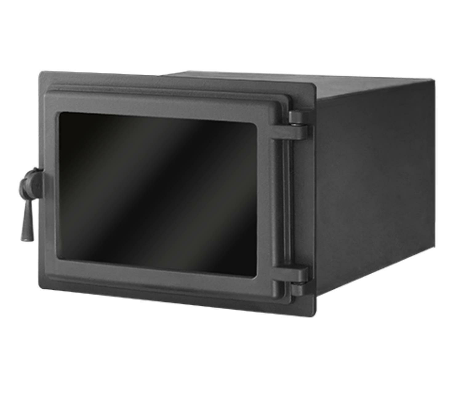 Духовой шкаф ЭТНА 430, встраиваемый, чугун/сталь, черный, 29 см х 46 см х 45 см