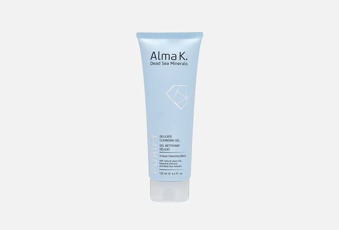 Очищающий гель Alma K DELICATE CLEANSING, с минералами Мертвого моря, для всех типов кожи, 125мл
