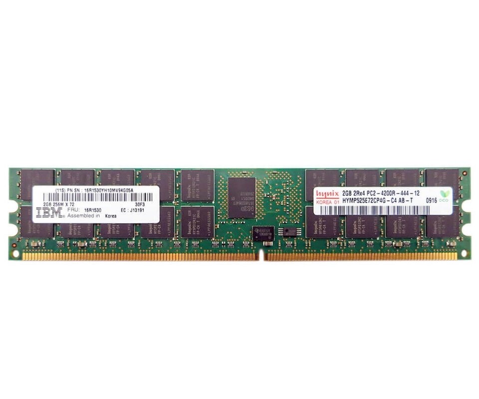 Оперативная память IBM 16GB PC2-5300 (2x8GB) CL5 ECC DDR2 667MHz RDIMM 43V7356