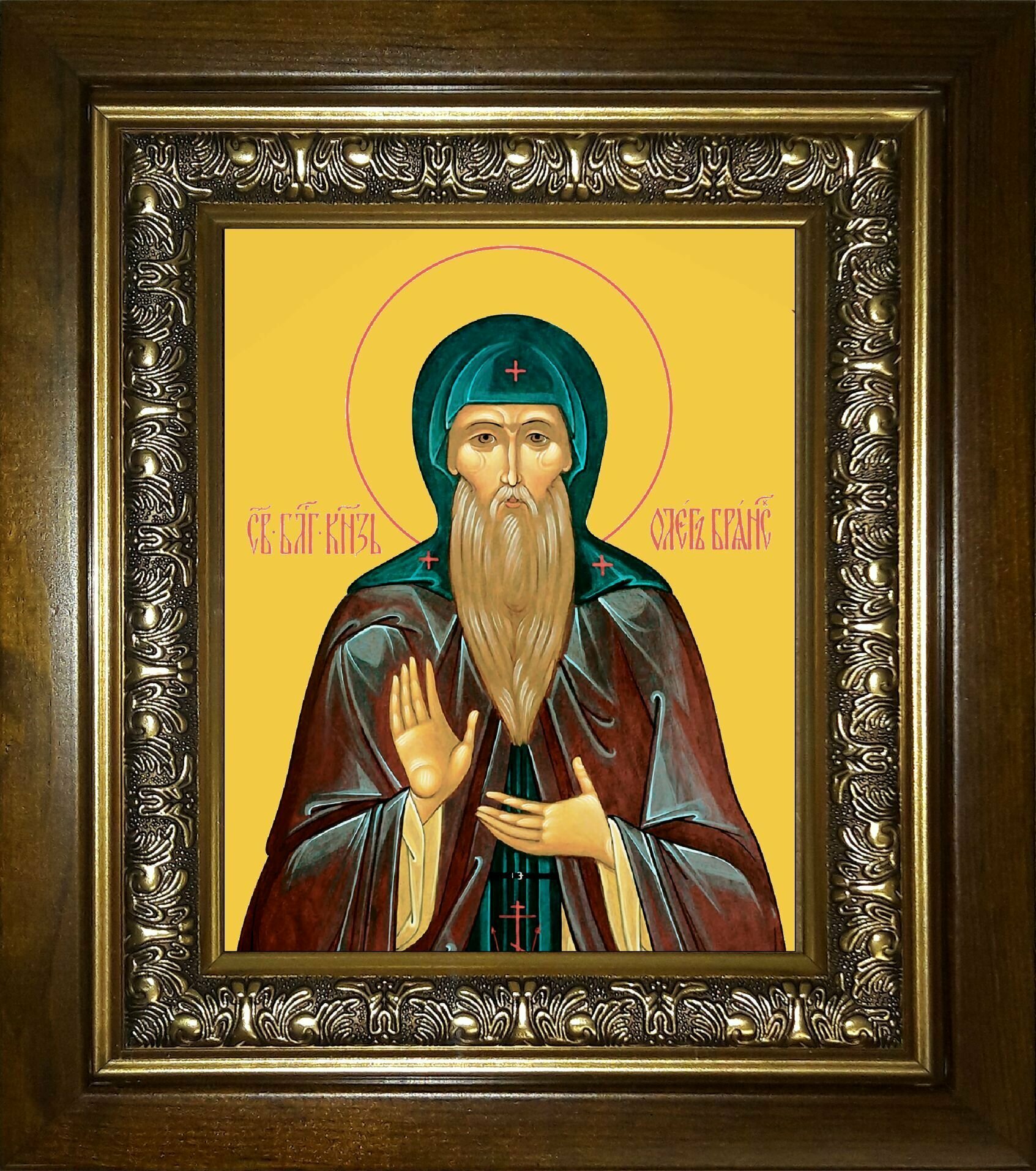 Икона Олег Брянский благоверный князь