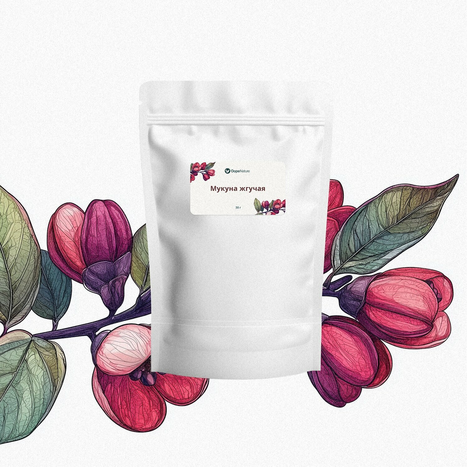 Mucuna от Dope Nature, сухой экстракт мукуны, 30 г