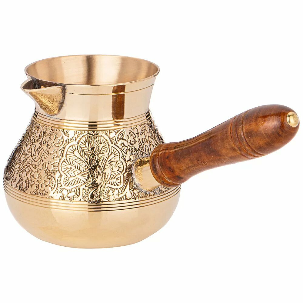 Турка 733-139 резная graving 450 мл латунь