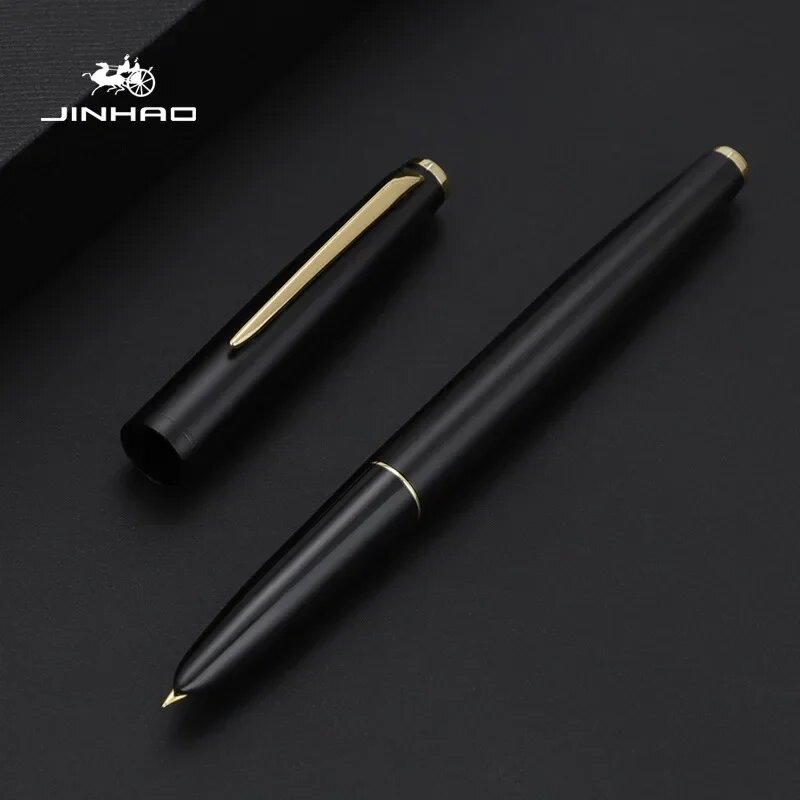 JINHAO 911 перьевая ручка, иридиевое перо, сталь Black-Gold