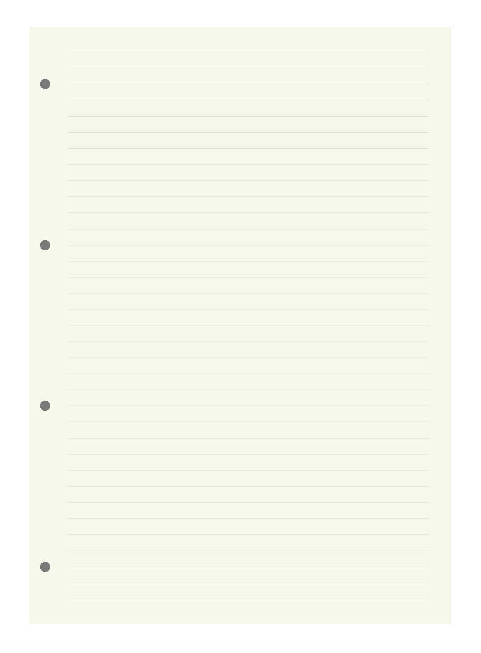 Сменный блок А4(21х29,7см) в линейку для тетрадей на кольцах 100 листов, 80г/м, бежевая писчая бумага