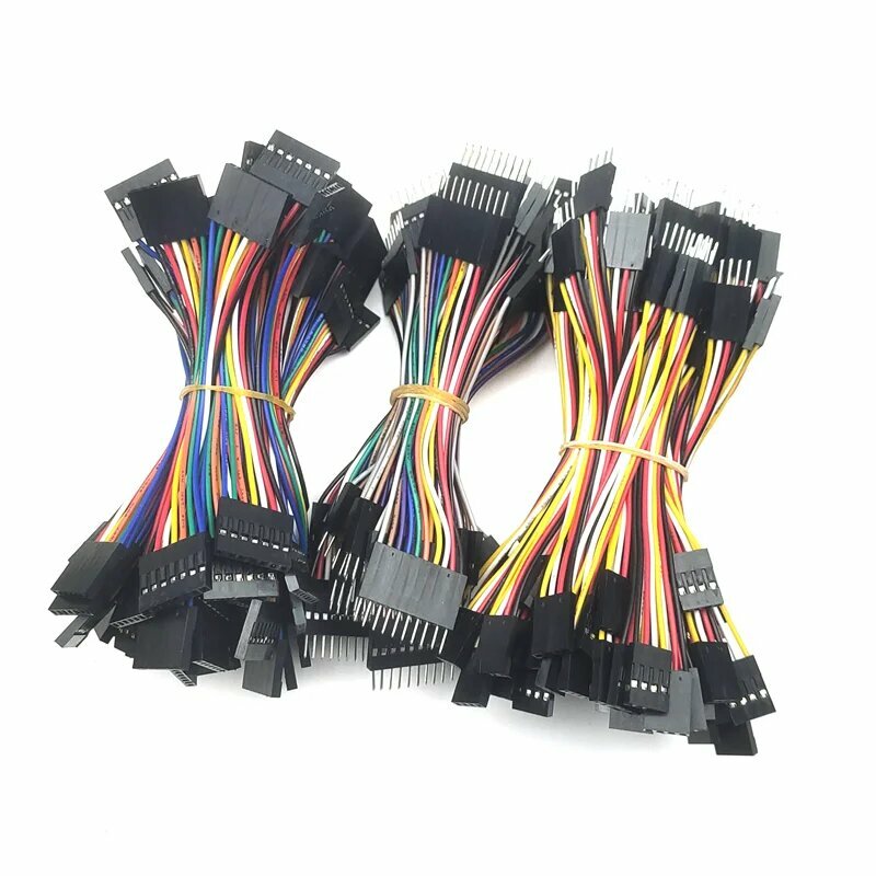 10 шт. Dupont кабель 2.54 мм 1-10 pin 3П, Female to Female
