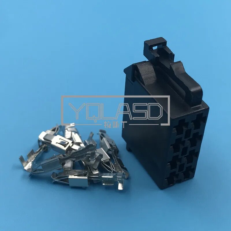 1 комплект, 8-полосный автомобильный разъем для CD ремней, автомобильная магнитола, Female 1 Set