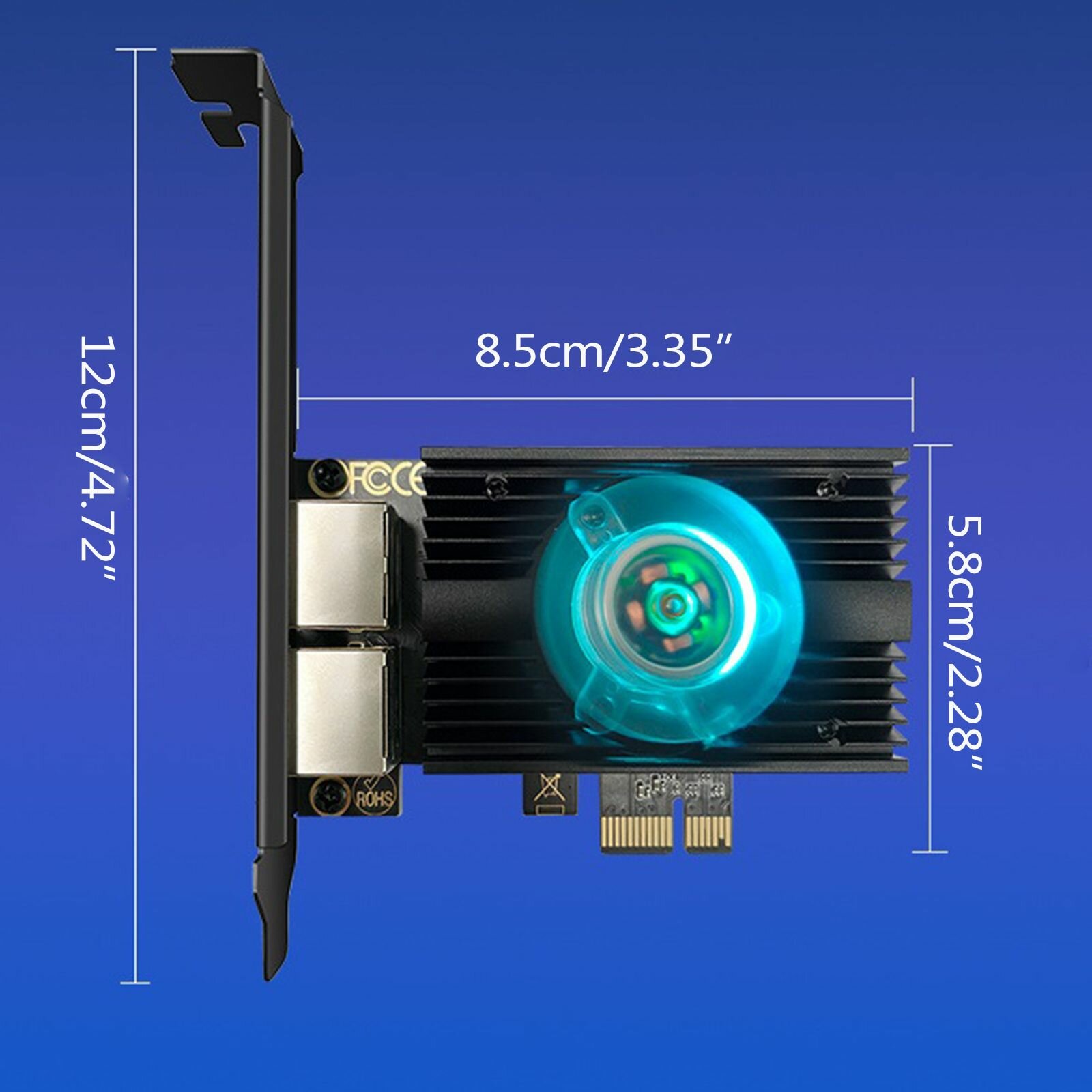 Сетевой адаптер PCIe 2,5 Гбит/с RTL8125B, 10/100/1000 Мбит/с PCI для карты Express Gigabit Ethernet, поддержка контроллера локальной сети RJ45