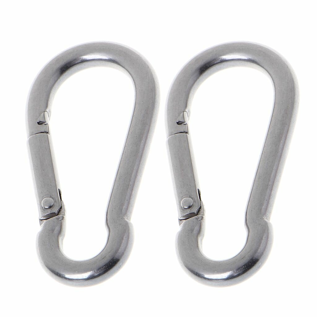 Пружинные карабины Карабины Зажимы из нержавеющей стали Металлические сверхмощные