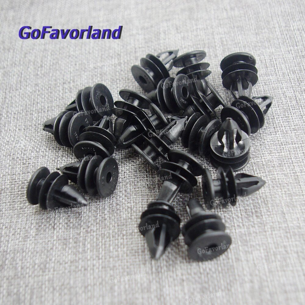 20 шт, фиксаторы панели дверной отделки, зажим для бампера 11519032 для Chevrolet Malibu, Buick, lufour и рай, Cadillac DTS Escalade & SPX