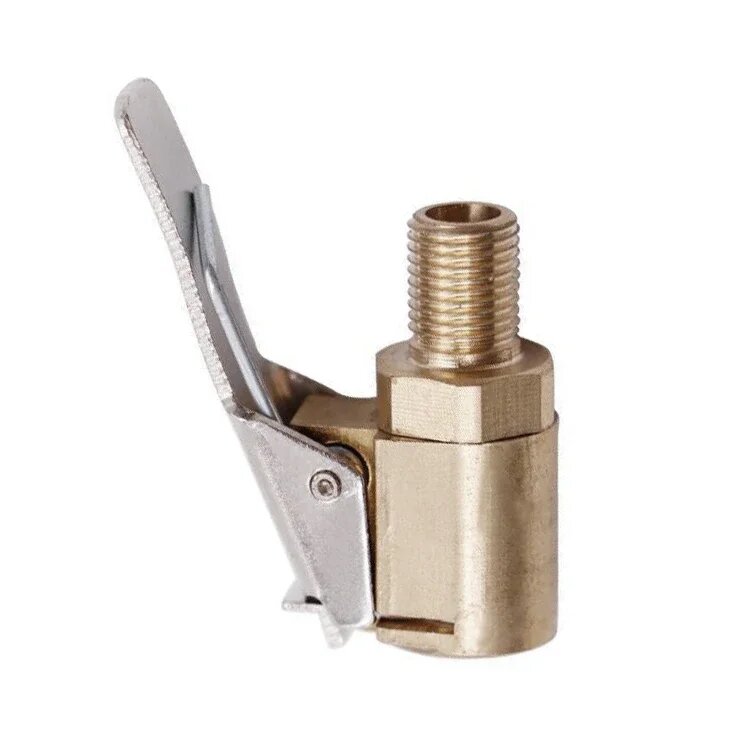 1/2 шт, клапан для накачивания шин, разъем для автомобиля, мотоцикла, велосипеда, клапан для шин, зажим для насадки, надувной насос, портативный адаптер 2-в-1 1pc normal