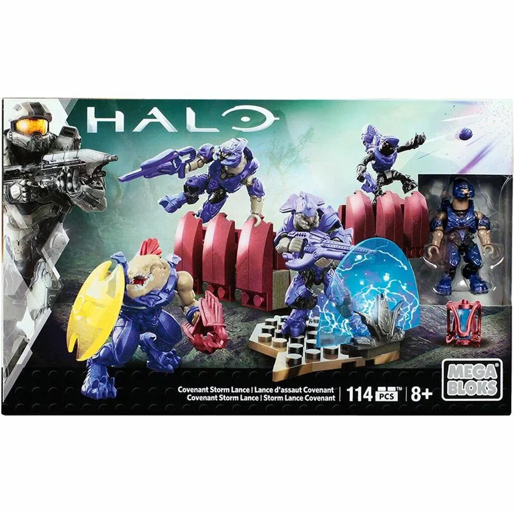Mattel Mega Bloks Halo Covenant Storm Lance /Игровой набор для конструирования, детская игрушка-кукла