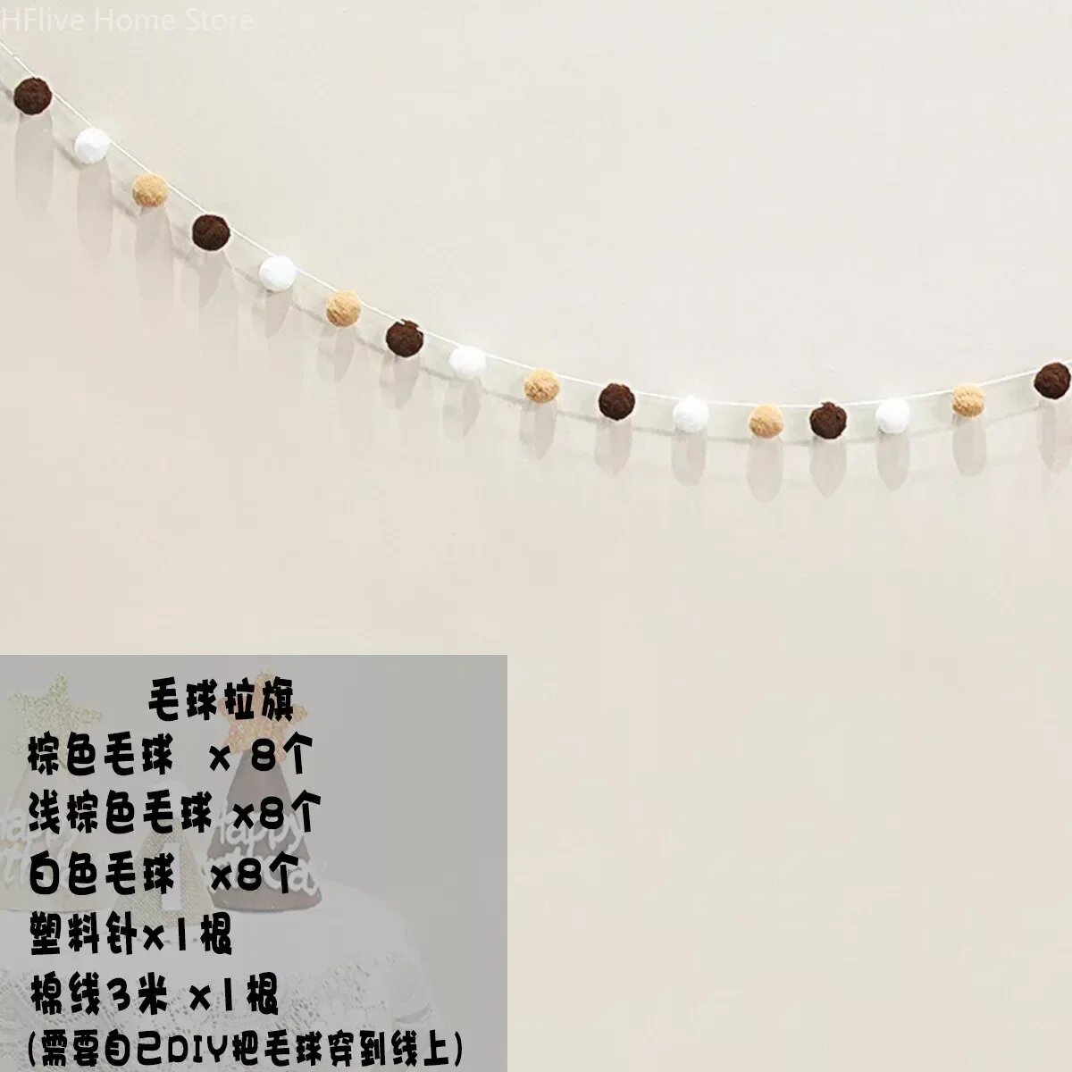 Felt Birthday Banner MOONBIFFY Banner 04