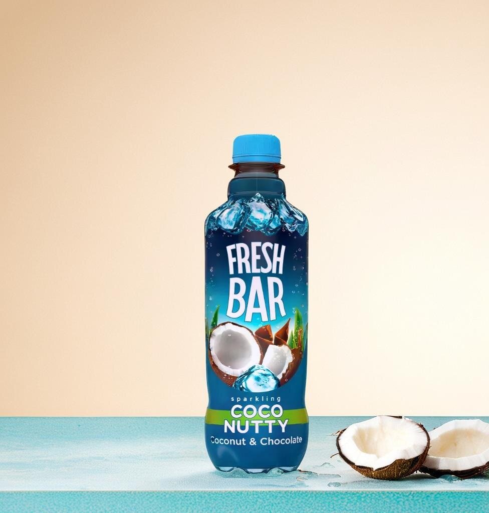 Газированный напиток Fresh Bar "Coco Nutty", кокос/шоколад, сильногазированный, 0,48 л, 12шт