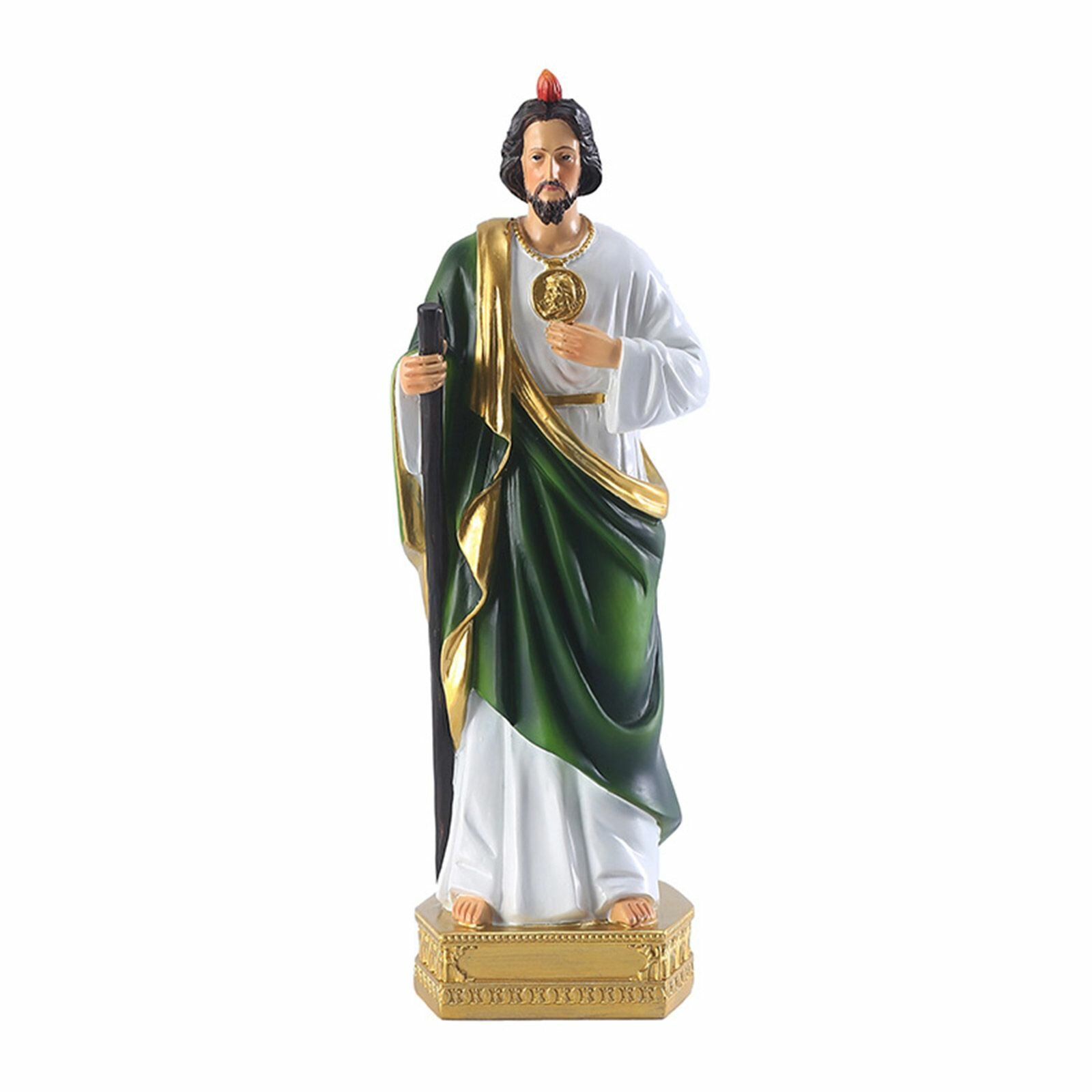 Статуя Иуды Католическая Христианская Раскрашенная вручную Святая Религиозная Статуэтка
