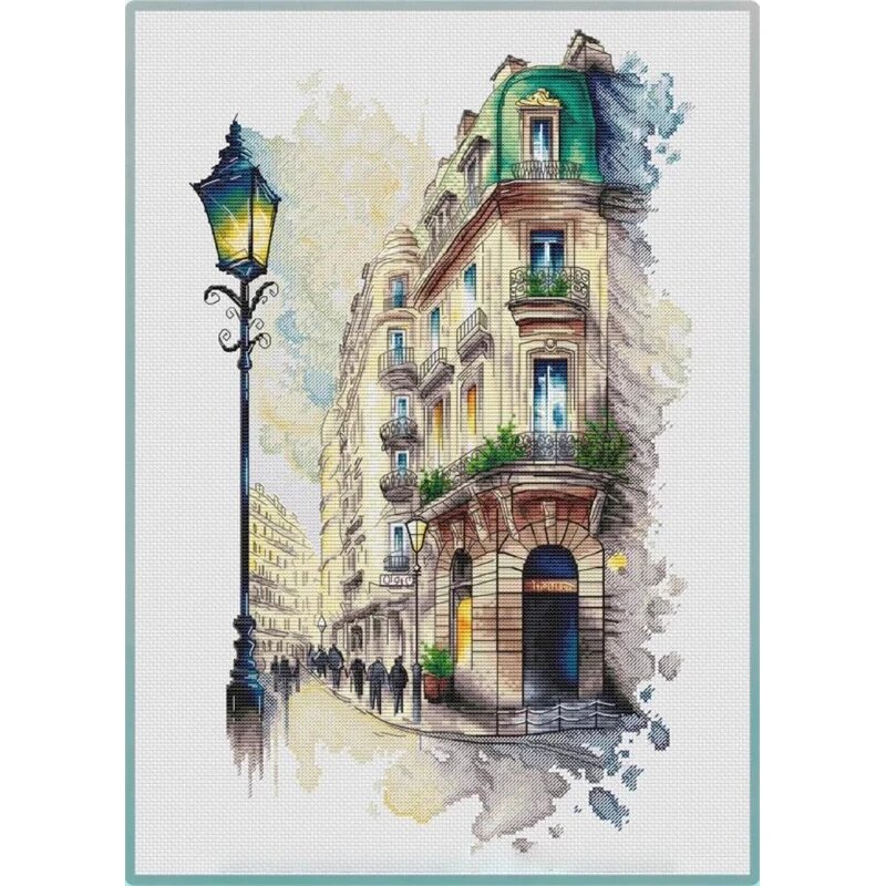 Набор для вышивки крестом Homfun, 100% хлопок, белый, 138*226 стежков 18ct white