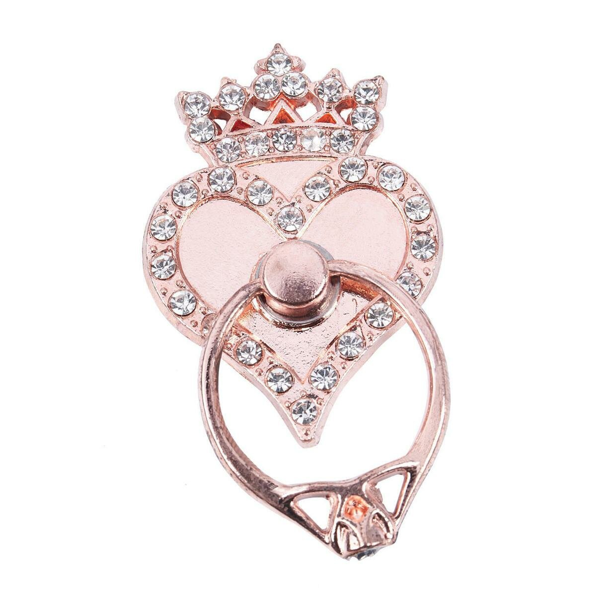 Корона Сердце Автомобиль Универсальный Модный Держатель Подставка Кольцо Для Пальцев Роза