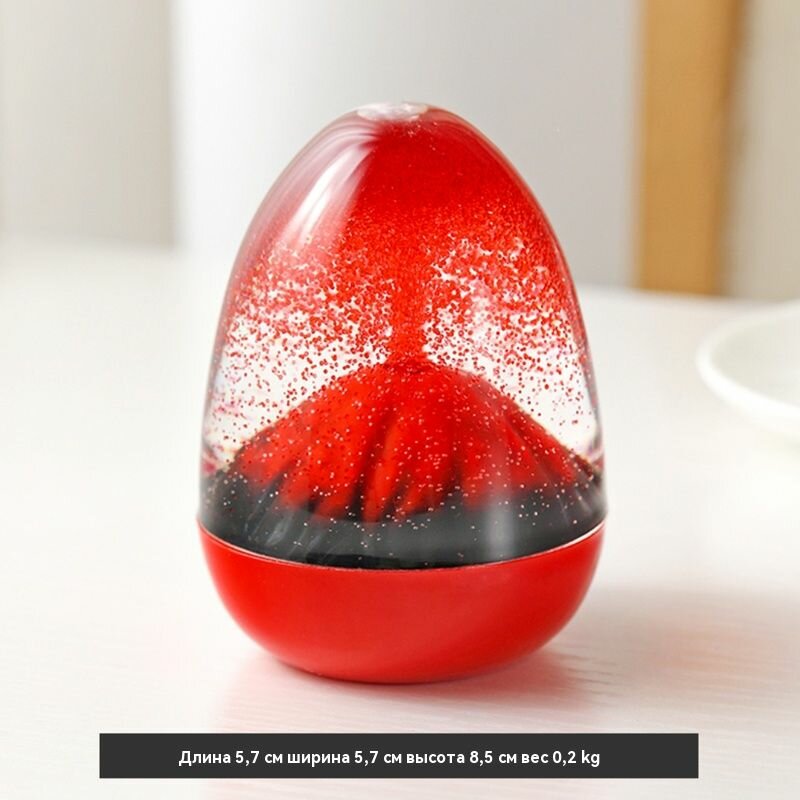 Игрушка-антистресс "Песочные часы", с каплями для извержения вулкана