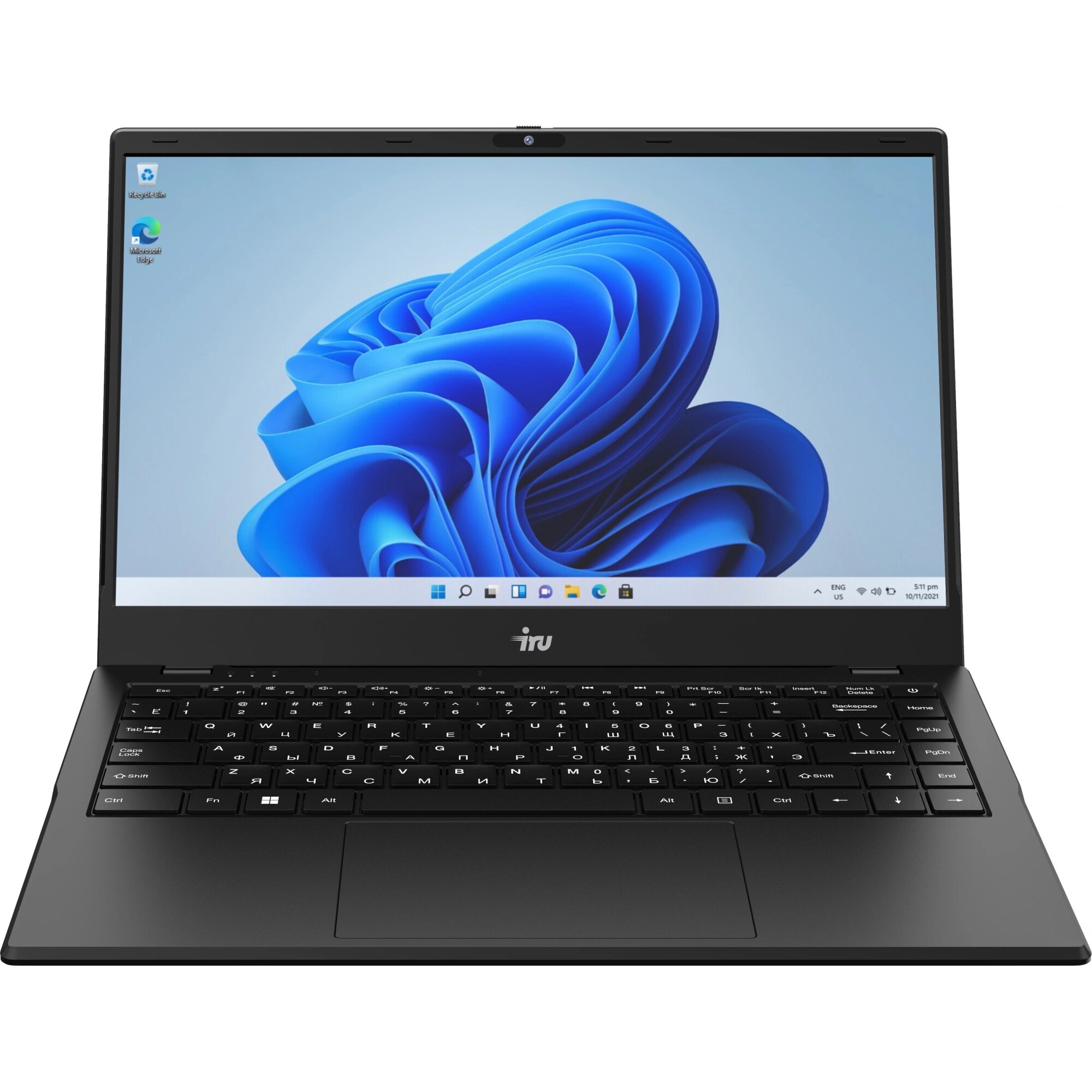 Ноутбук IRU Planio 14ING, 14", IPS, Intel N100 8ГБ, SSD 256ГБ, Intel Iris Xe graphics, черный (2059098)