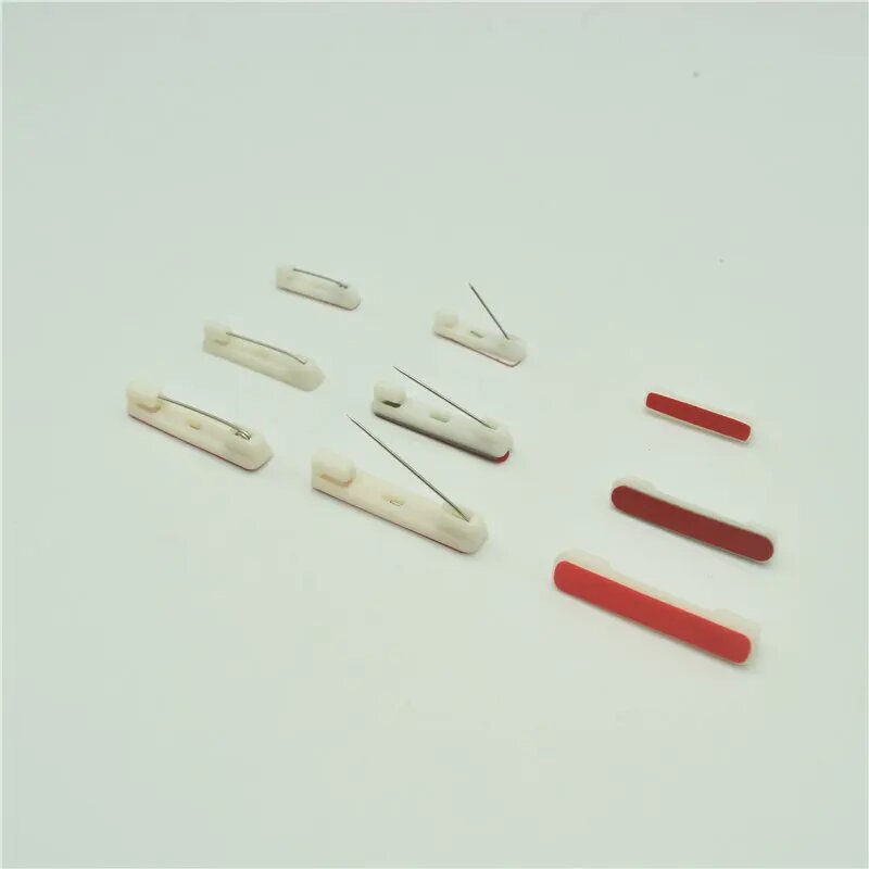 Пластиковые булавки для брошей ywleiao 100 шт, 3 размера 31mm, белый