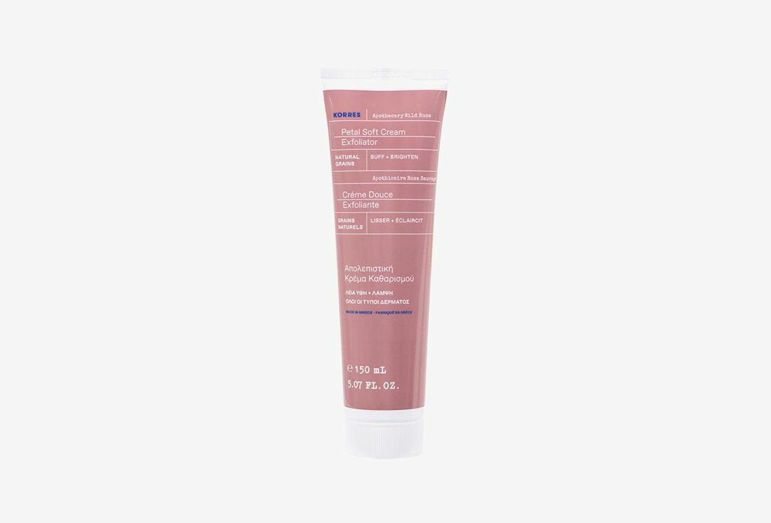 Мягкий эксфолиант KORRES Apothecary Wild Rose Petal Soft Cream Exfoliator 150 мл