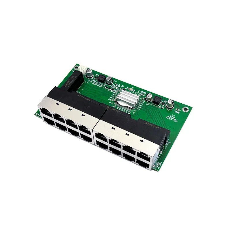 Оригинальные заводские поставки, 16 портов, промышленные коммутаторы Ethernet, сетевой коммутатор RJ45 10/100 Мбит/с