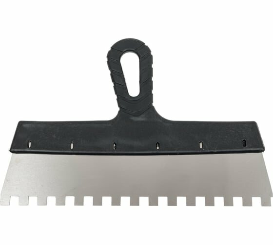 Фасадный зубчатый шпатель 300 мм Зубр мастер зуб 10*10 (Набор 2 шт.)