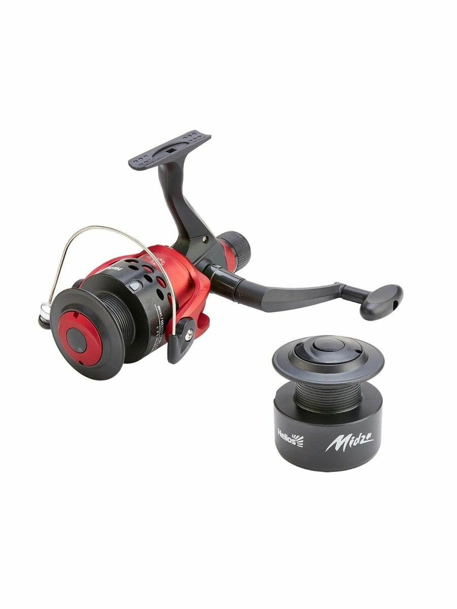 Катушка безынерционная Helios MIDZU (HS-NER-M6000R-S) 6000R 1 подшипник + запасная шпуля