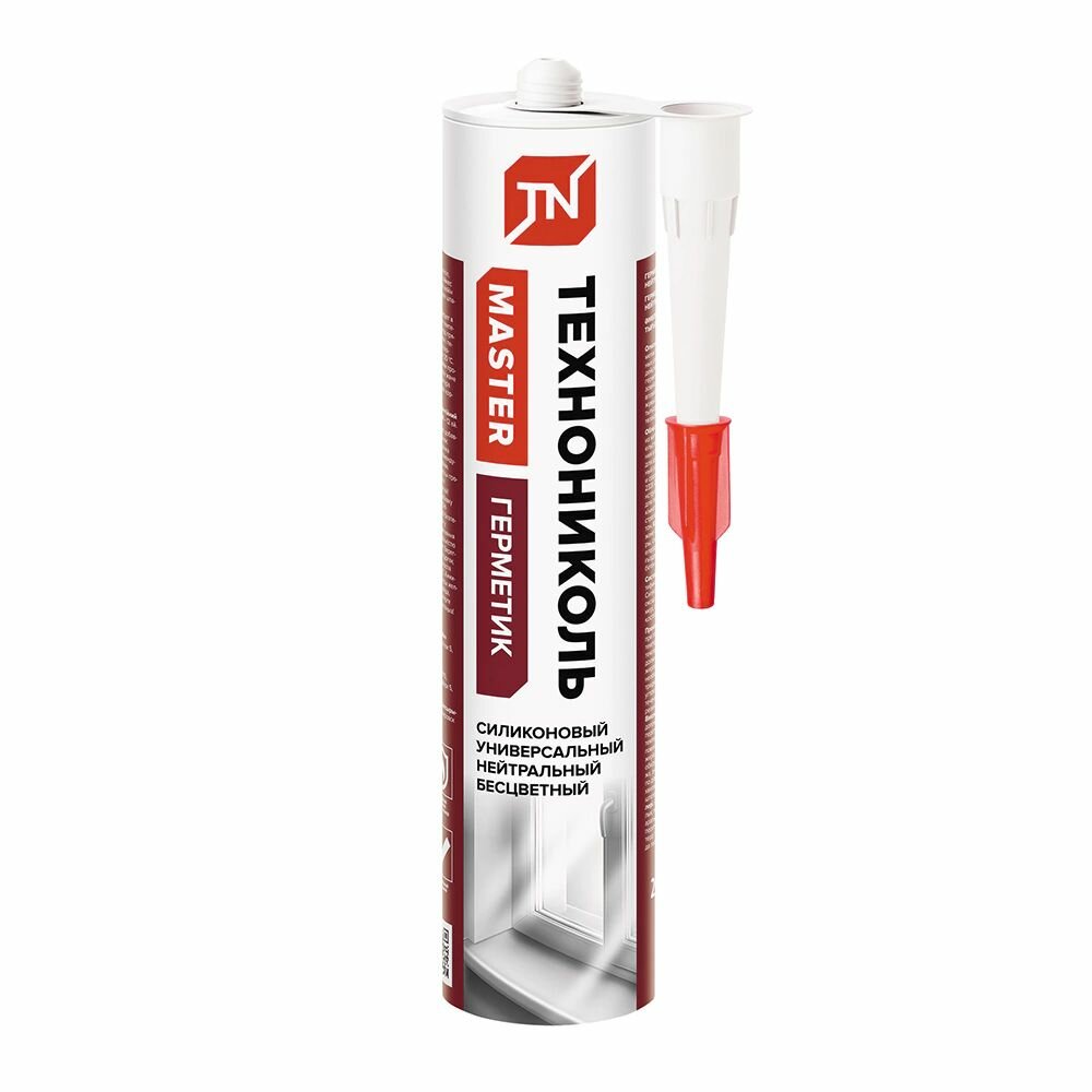 Силиконовый герметик нейтральный 280 мл прозрачный