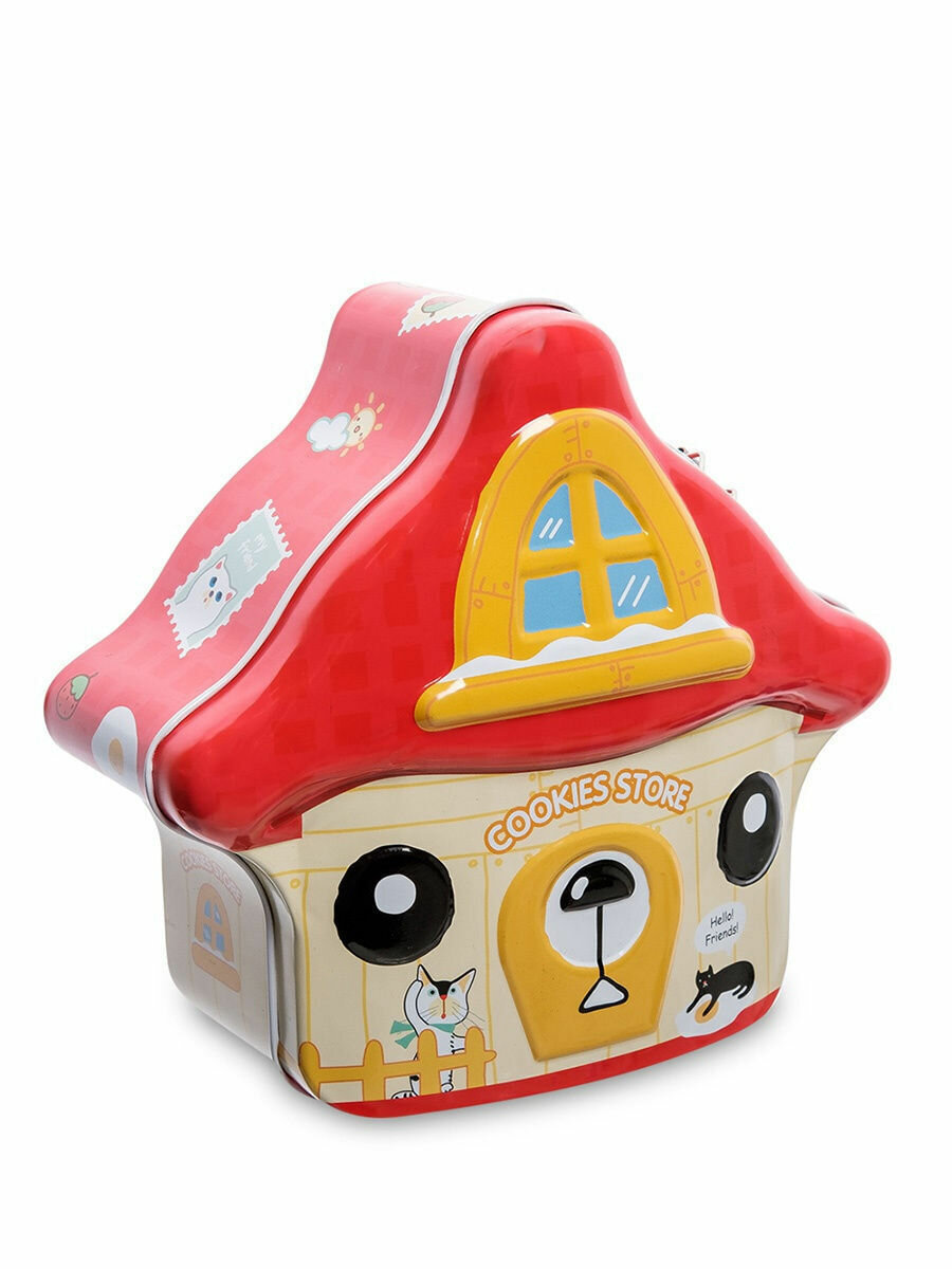 Металлическая копилка Пряничный домик