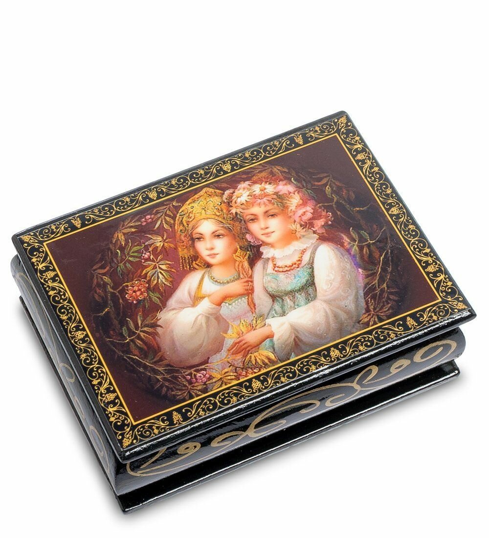 Шкатулка в технике декупаж (8х10х4)