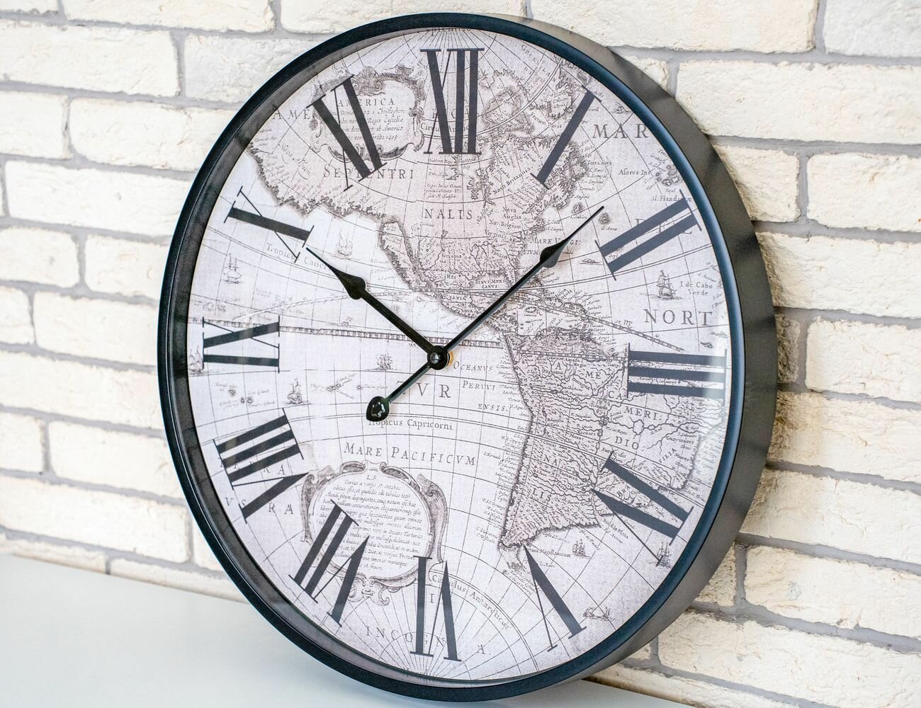 Декоративные настенные часы юниверз, стекло, дерево, 45 см, Boltze 2055706