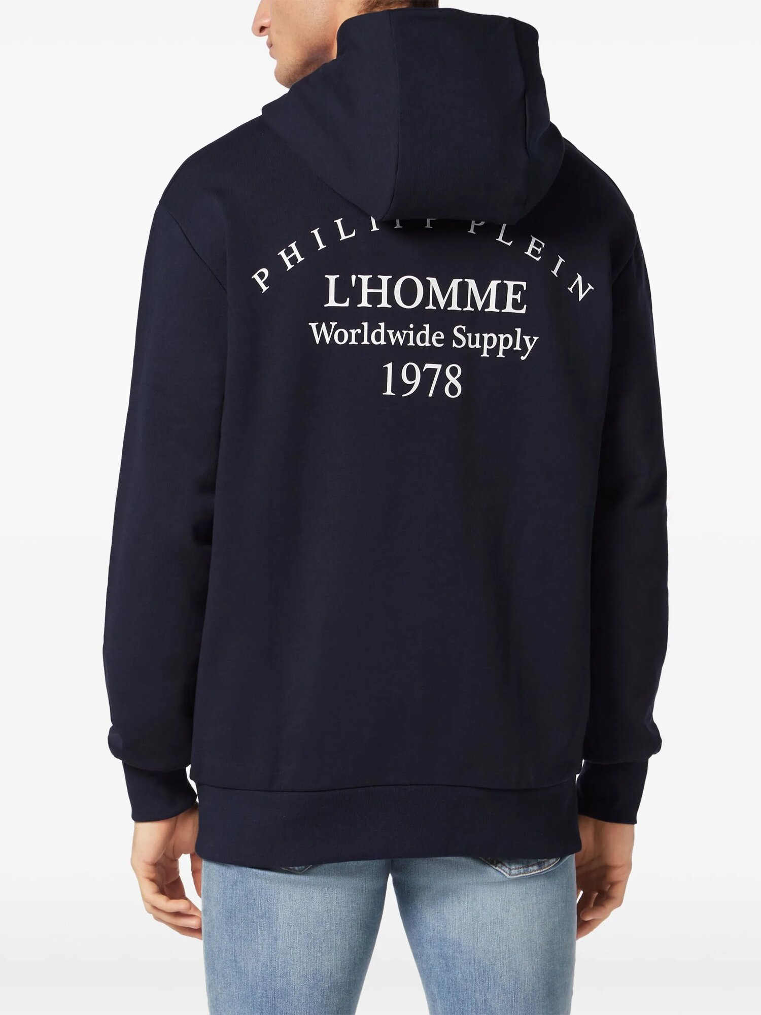 Худи PHILIPP PLEIN L'Homme, размер XL, , синий — фото 1