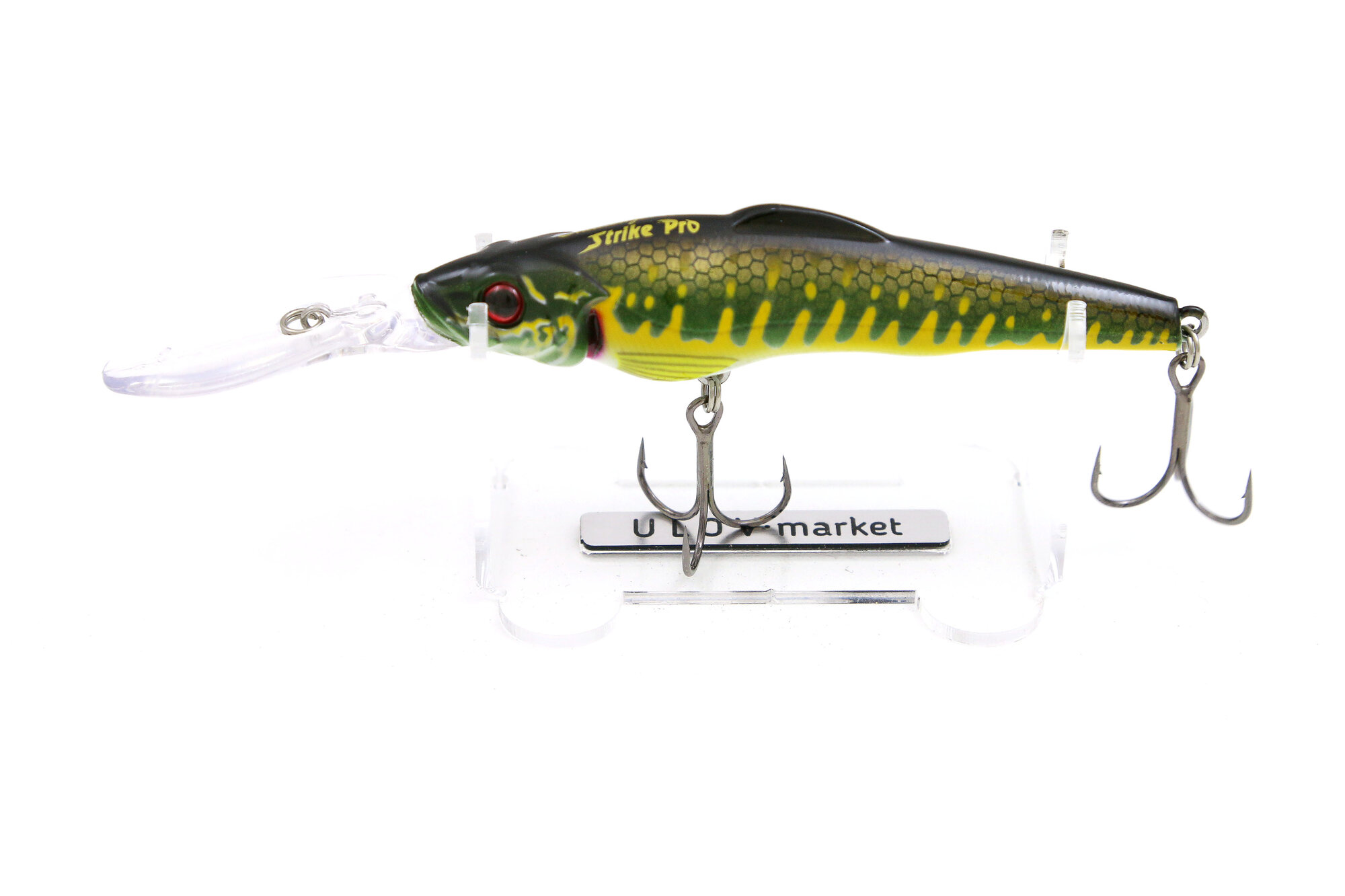 Воблер STRIKE PRO Challenger X Deep Diver Minnow 90L-F 13.6г Загл.3.0-4.0м #A164F