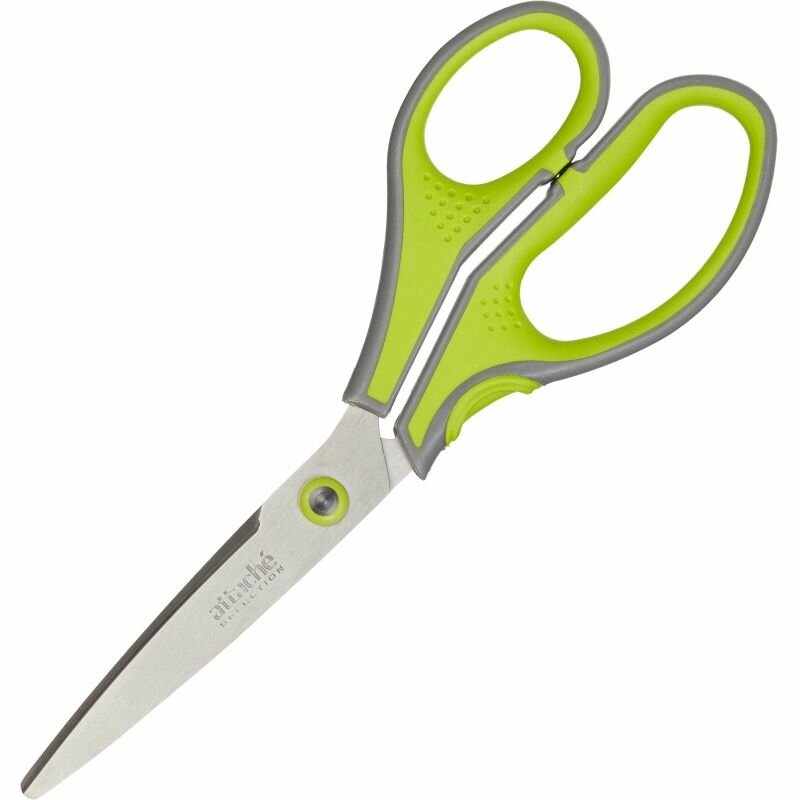 Ножницы Attache Selection, 210-215 мм, цвет серо-салатовый