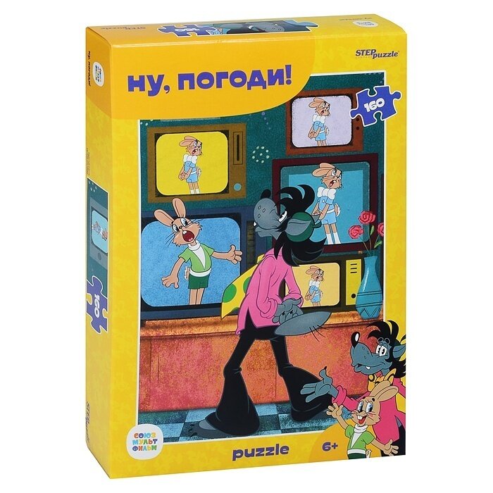 Пазлы Step Puzzle 160 элементов "Ну, погоди!" (72072)