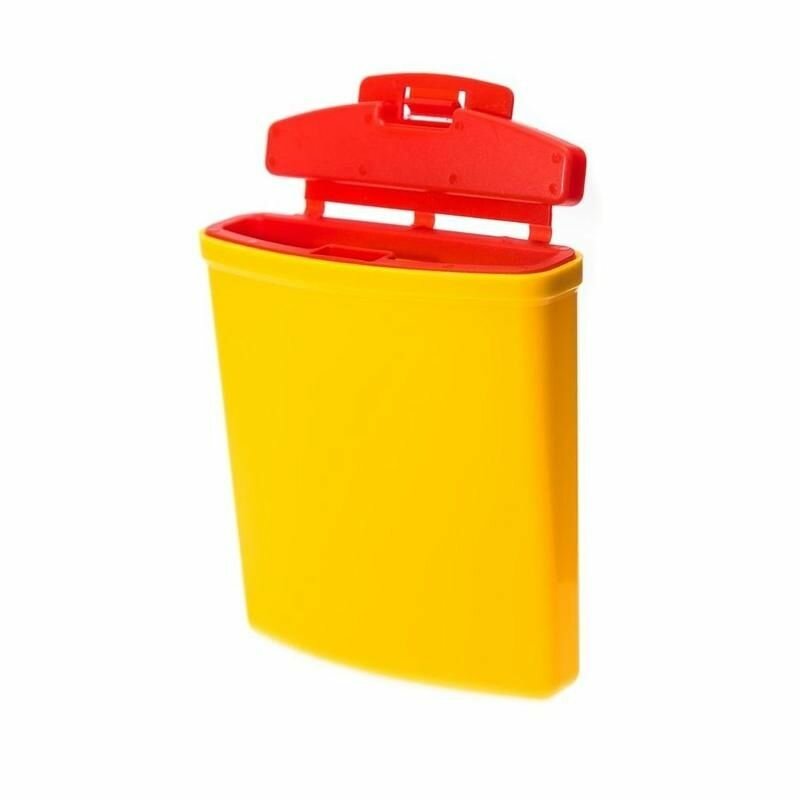 Емкость-контейнер для инструментов сзпи с иглосъемником Б, Желтый 0,25 л, 100 шт в упаковке
